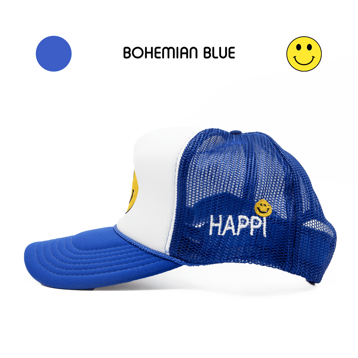 Happi Hats - Bohemian Blue Trucker Hat